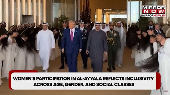 “트럼프 환영”… 긴 머리 흔드는 UAE 소녀들 : zum 뉴스