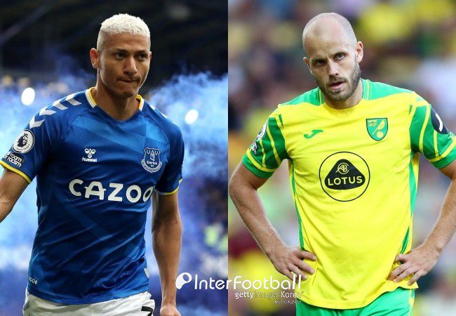 前 EPL FW "히샬리송 950억? 강등된 노리치 공격수가 더 많이 넣었는데?" : zum 뉴스