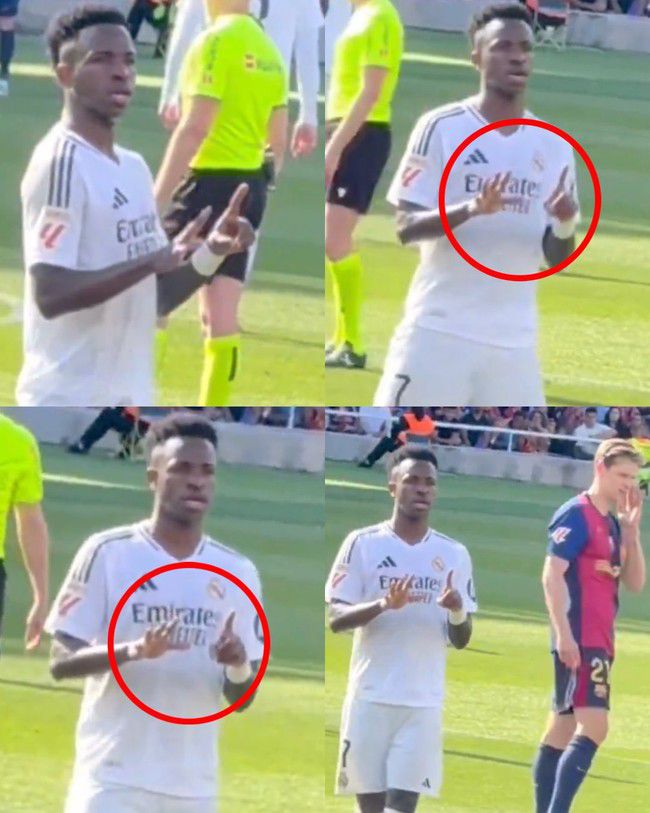 이렇게 추할 수가...'엘 클라시코 참패' 비니시우스, 바르셀로나 팬들과 기싸움 '우리 UCL 우승 15회' : zum 뉴스