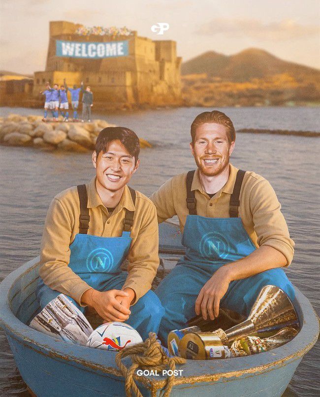 끝판왕 확인! 이강인과 '역대급 듀오' 결성↑...KDB, 나폴리행 확정→"3년 계약, 48시간 내 결정" : zum 뉴스