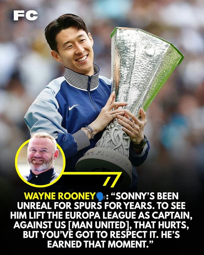 '맨유 전설' 루니가 손흥민 인정했다! "SON은 정말 수년간 토트넘에서 잘해왔어...UEL 우승 자격 있다" : zum 뉴스