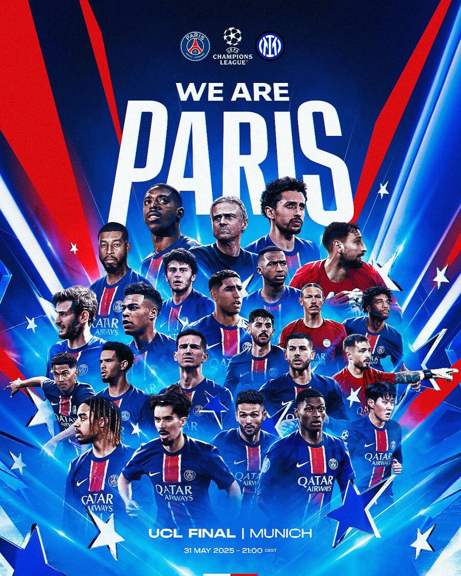 [오피셜] 韓 역사 경신 준비 끝…PSG 공식발표 "이강인, 챔스 결승전 메인 포스터 등장" 소집 명단 포함! 아시아 최초 기록 노린다 : zum 뉴스