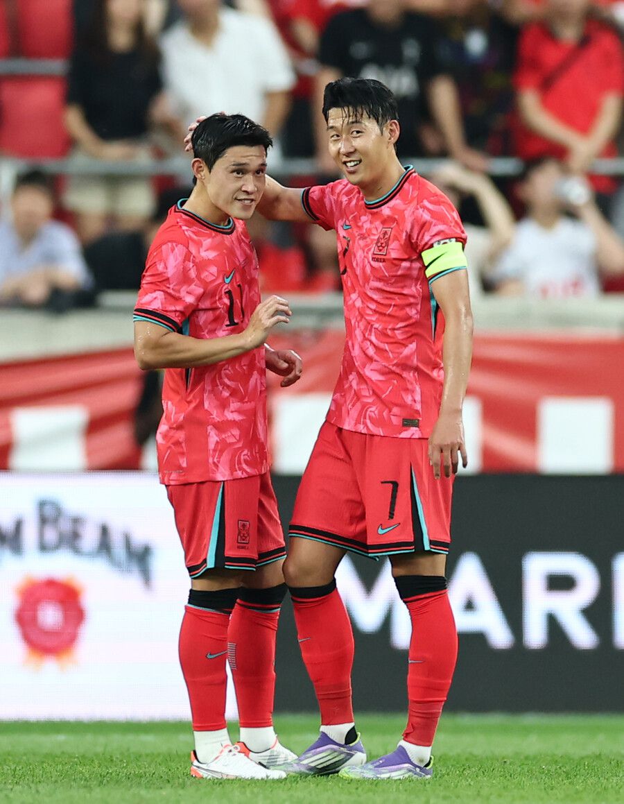 [SPO 현장] '와우' 손흥민 동점골 → 오현규 역전골 폭발! 홍명보호, 멕시코에 2-1 역전...후반 반격 시작 대성공! : zum 뉴스