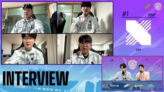 '1일 2치킨 성공!'…DRX, 개막 경기에 76점 확보하며 토탈리더보드 1위 등극 (PMPS) [종합] : zum 뉴스