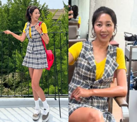 '윤종신♥' 전미라, 미니스커트로 뽐낸 175cm 기럭지…47세 안 믿기네 : zum 뉴스