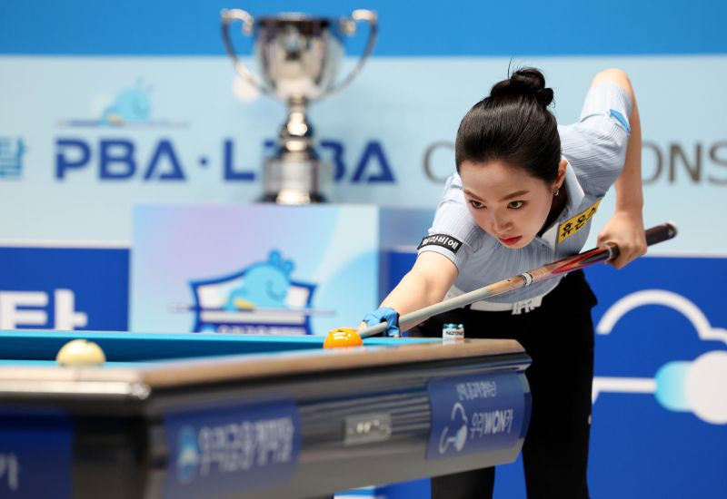‘당구 여신’ 차유람, 감기 몸살로 기권패…박정현 부전승 [LPBA] : zum 뉴스