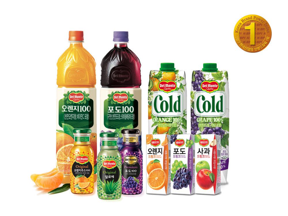 롯데칠성 델몬트주스, 24년 연속 'K-BPI' 주스부문 1위 선정 : zum 뉴스