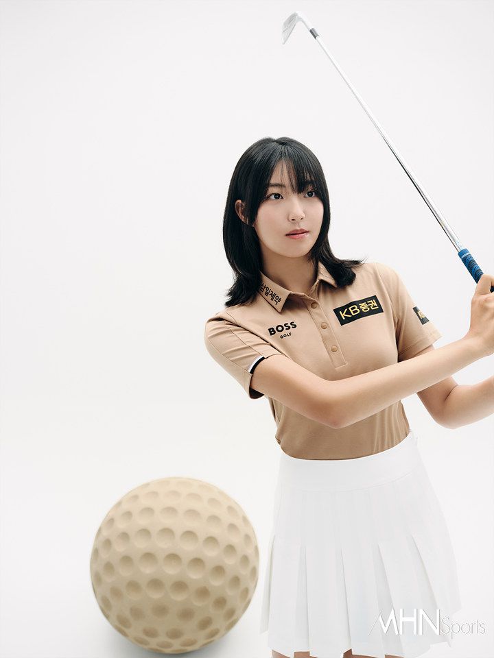KLPGA 171cm '장신루키' 박예지, "목표는 신인상이예요"[mhn영상] : zum 뉴스