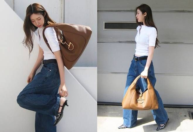 “하얗고 예쁘기까지” 170cm 47kg 여배우, 이렇게 예뻤나? 싶은 데님 일상룩 : ZUM 뉴스