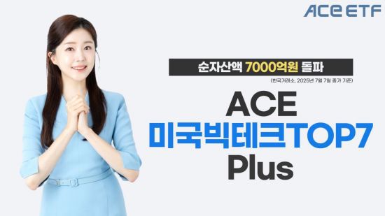 ACE 미국빅테크TOP7 Plus ETF, 순자산액 7000억 돌파 : zum 뉴스