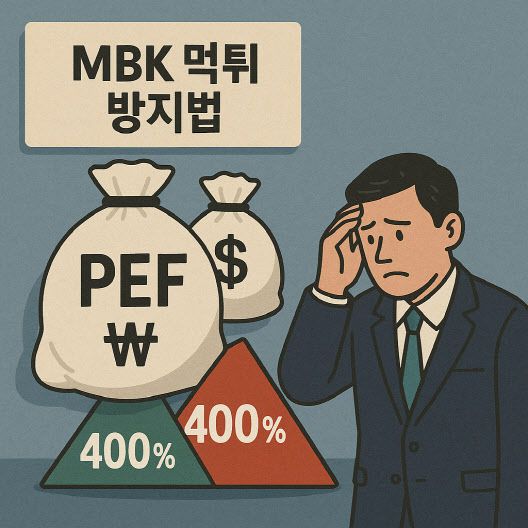 [마켓인]'MBK 먹튀 방지법' 재점화…PEF 규제 '논란' : zum 뉴스