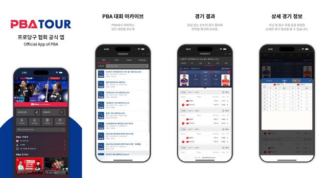 프로당구 PBA, 각종 기록 한 눈에 본다...홈페이지 및 어플 개편 : ZUM 뉴스