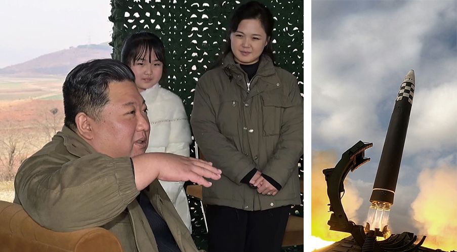 김정은, ICBM 발사장서 딸 공개… ‘핵 물려주겠다’ 천명 : zum 뉴스
