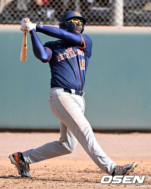 [사진]WBC 네덜란드 대표팀 그레고리우스 : ZUM 뉴스