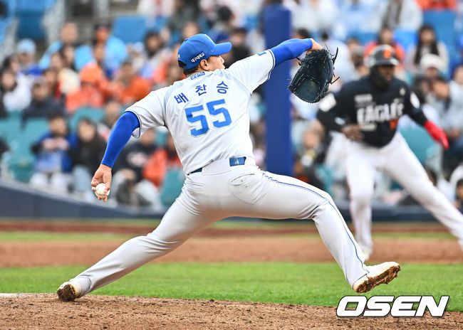 ‘156km 광속구+스위퍼 같은 슬라이더’ 난공불락이 된 ‘슈퍼 루키’ 배찬승 “갈수록 더 좋아지는 것 같다” [오!쎈 대구] : zum 뉴스