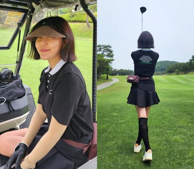 '14kg 감량' 한혜연, 골프채 보다 매끈한 각선미…女배우 뺨치는 '46kg' 뒤태 : zum 뉴스