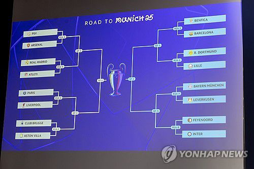 UCL 16강 대진…PSG 이강인은 리버풀·뮌헨 김민재는 레버쿠젠 : ZUM 뉴스