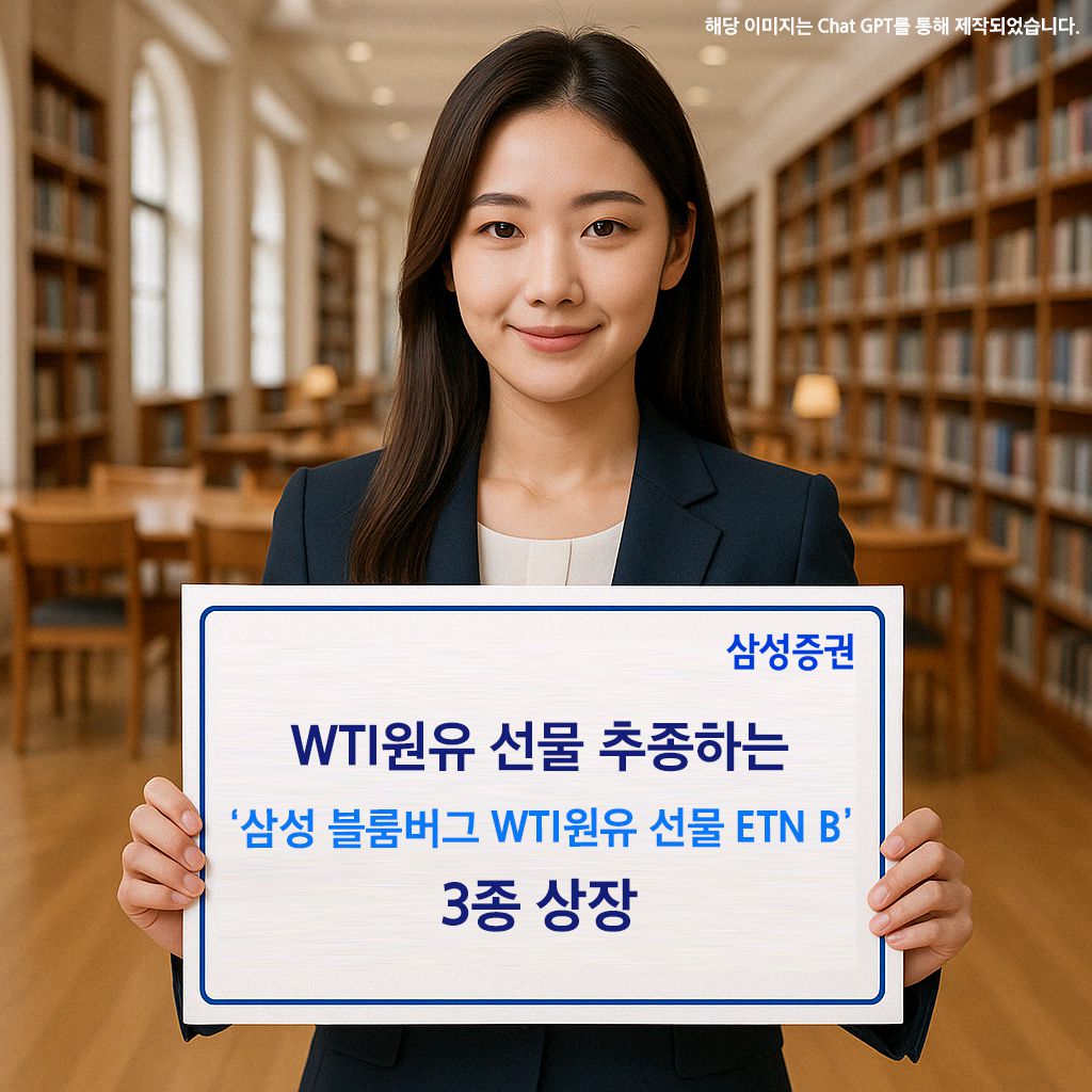 삼성證, 블룸버그 WTI 원유 선물 추종 ETN 3종 상장 : zum 뉴스
