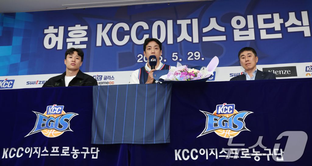 KCC 이지스 입단 소감 전하는 허훈 : ZUM 뉴스