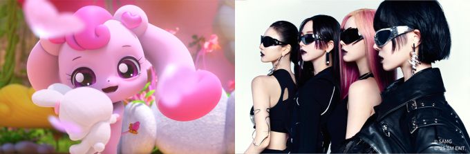 SAMG엔터-SM엔터, 에스파·하츠투하츠 신규 티니핑 캐릭터 등장 : zum 뉴스