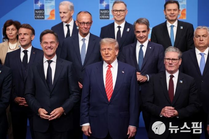 [종합] 나토 32개국 정상 "방위비, 오는 2035년까지 GDP 5%로… 집단방위 공약 재확인" : zum 뉴스