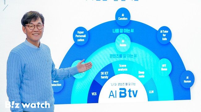 SKB, Btv에 AI 적용…초개인화 '미디어 포털'로 변신 : zum 뉴스