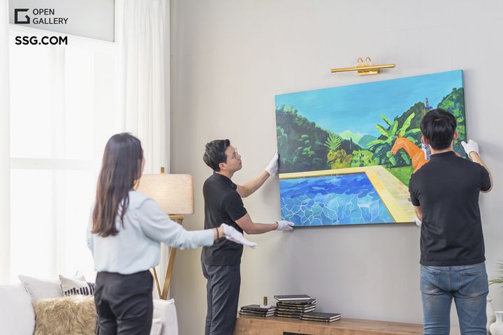 그림에 꽂힌 MZ세대…SSG닷컴, 미술품 대여 나선다 : zum 뉴스