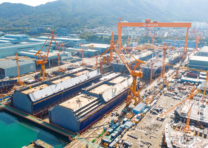 한화오션, LNG선 4척 동시건조…카타르 2차 물량 노린다 : zum 뉴스