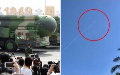 중국, 태평양 해상으로 ICBM 시험발사…“44년 만에 처음” (영상) : ZUM 뉴스