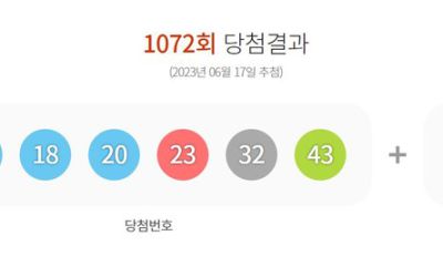 '로또당첨번호조회' 1072회...1등 12명, 21억 7천만 원 : ZUM 뉴스