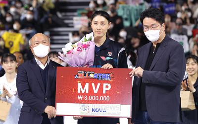 [포토S] 김연경, 올스타전 MVP : ZUM 뉴스