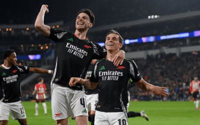 "EPL을 이렇게 경기해야" 아스널, UCL 8강 청신호→아인트호벤에 7-1 압승 : ZUM 뉴스