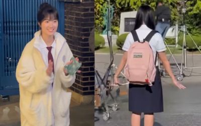 '애플박스' 올라간 김혜윤, 변우석과 29cm 키차이 극복…뒷모습 '앙증' : ZUM 뉴스