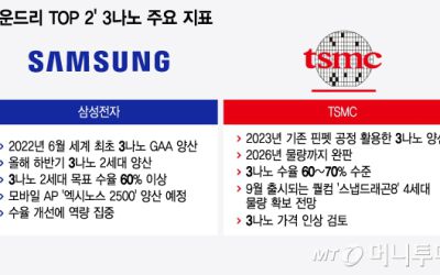 삼성전자, 3나노 수율에 '올인'…"가격 올리는 TSMC 넘는다" : ZUM 뉴스