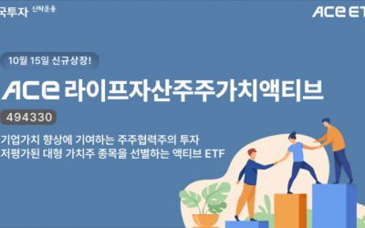 가치투자 1세대 이채원 ETF 나온다…'ACE 라이프자산주주가치액티브' 상장 : ZUM 뉴스