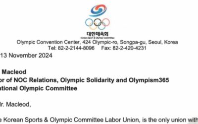 체육회 노조, IOC에 "이기흥 회장 사건 주시해달라" : ZUM 뉴스