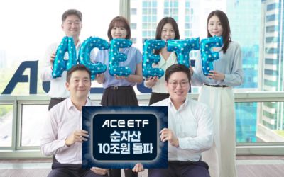 한투운용 ACE ETF, 순자산 10조 돌파 : ZUM 뉴스