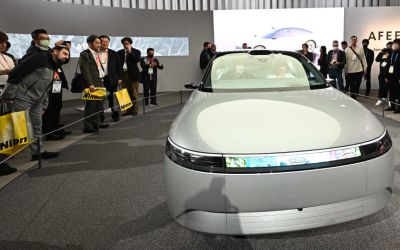 [CES2023 포토]소니혼다모빌리티 아필라, '오늘도 인기' : ZUM 뉴스