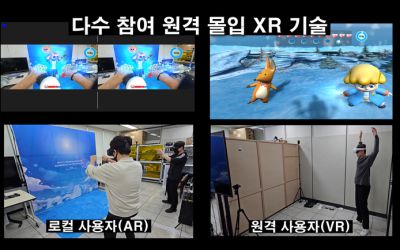 VR·AR 접목해 다수 이용자 함께 즐긴다…ETRI, 몰입형 XR 기술 구현 : ZUM 뉴스