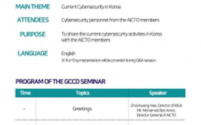 KISA-아랍ICT, 10일 사이버보안 온라인 세미나 : ZUM 뉴스