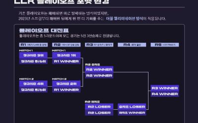 LCK 플레이오프 방식 변경…2023 LCK PO에 '더블 엘리' 도입 : ZUM 뉴스
