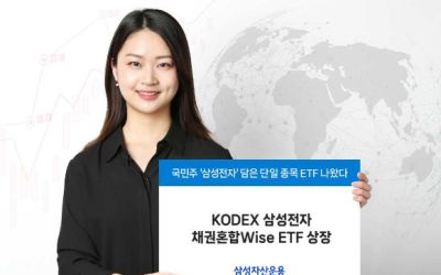 삼성자산운용, KODEX 삼성전자 채권혼합Wise ETF 상장 : ZUM 뉴스