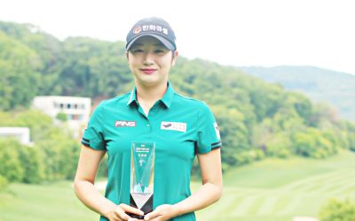 [KLPGA] '엠텔리 4월의 MIG' 박혜준, "기량 향상 인정 받은 것 같아 기뻐요" : ZUM 뉴스