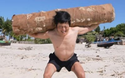 헬스장이 필요 없다...기안84X덱스, 해변에서 통나무 스쾃(태계일주3) : ZUM 뉴스