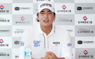 [mhn포토] 장유빈 'KPGA 대상 확정 인터뷰' : ZUM 뉴스