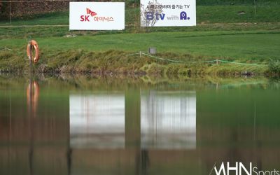 [mhn포토] SK텔레콤 SK쉴더스 최종라운드 18번홀 전경 : ZUM 뉴스