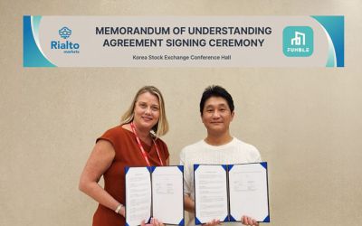 펀블, 미국 STO 플랫폼 리알토 마켓과 MOU : ZUM 뉴스