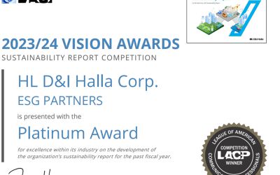 HL D&I한라, ‘美 LACP 비전 어워드’ 2년 연속 대상 : ZUM 뉴스
