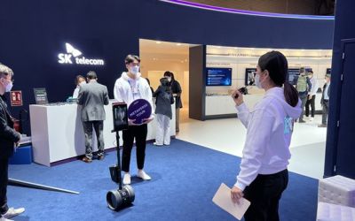 [MWC22] 바르셀로나를 방구석 1열에서…SKT 전시 체험기