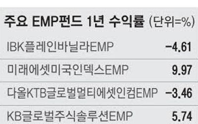 "초분산 투자 안 먹히네" 인기 꺾인 EMP펀드 : ZUM 뉴스
